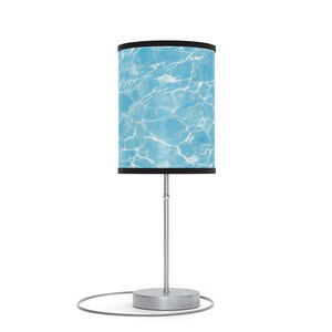 Shimmering Water Table Desk Lamp Aqua Designed Small Lamp for People ...
