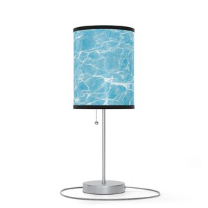 Shimmering Water Table Desk Lamp Aqua Designed Small Lamp for People ...