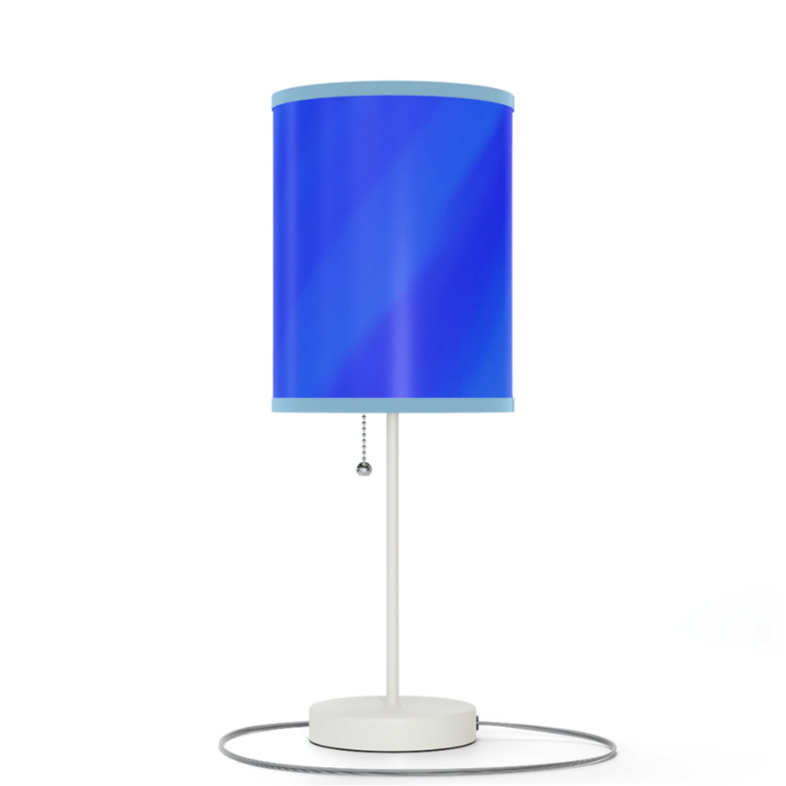 Modern Art Lamp Paint Blend Colorful Dark Blue and Light Blue Table ...