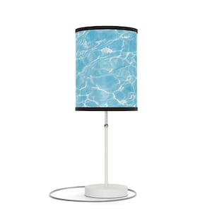 Shimmering Water Table Desk Lamp Aqua Designed Small Lamp for People ...