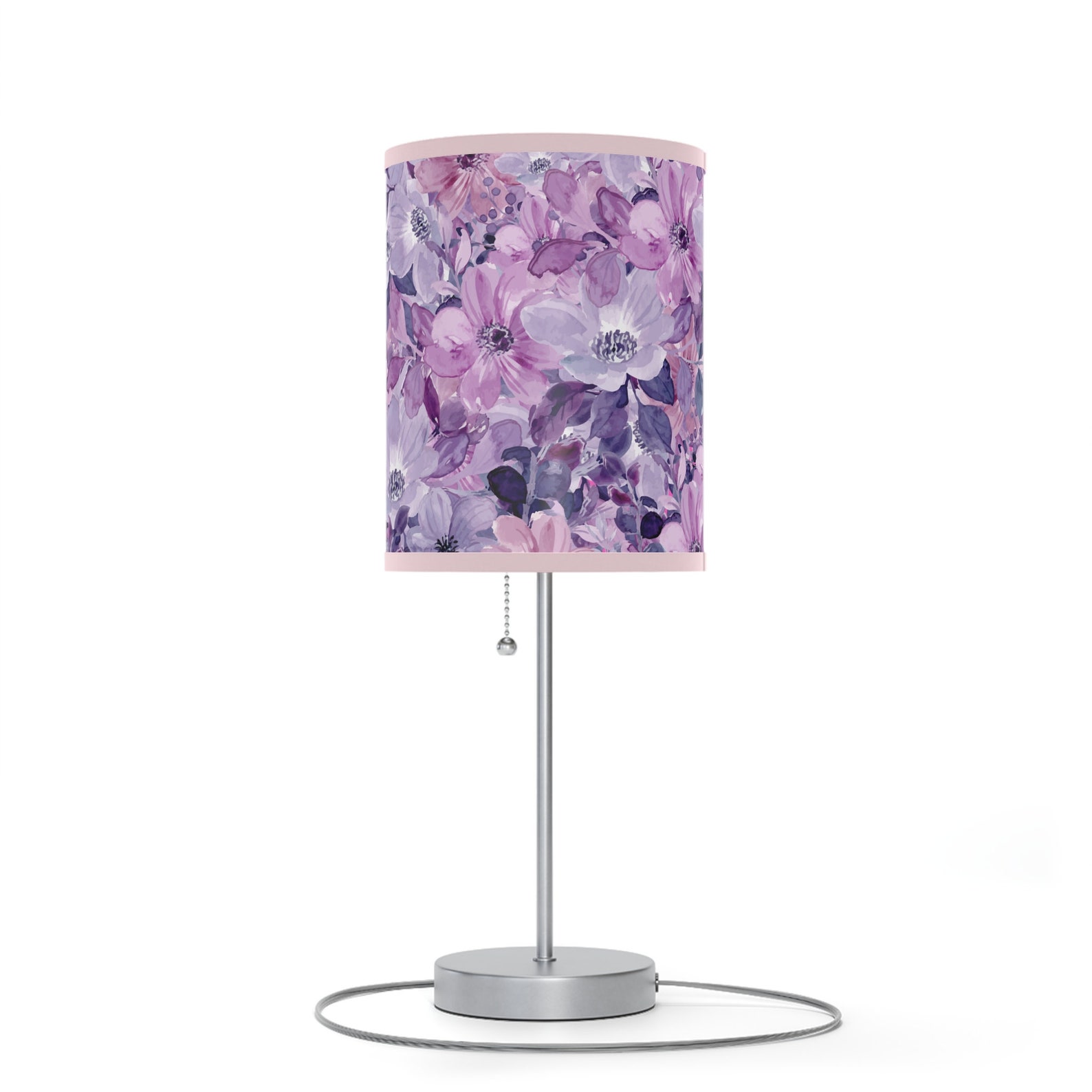 Watercolor Floral Pattern Table Lamp Desk Lamp - Etsy