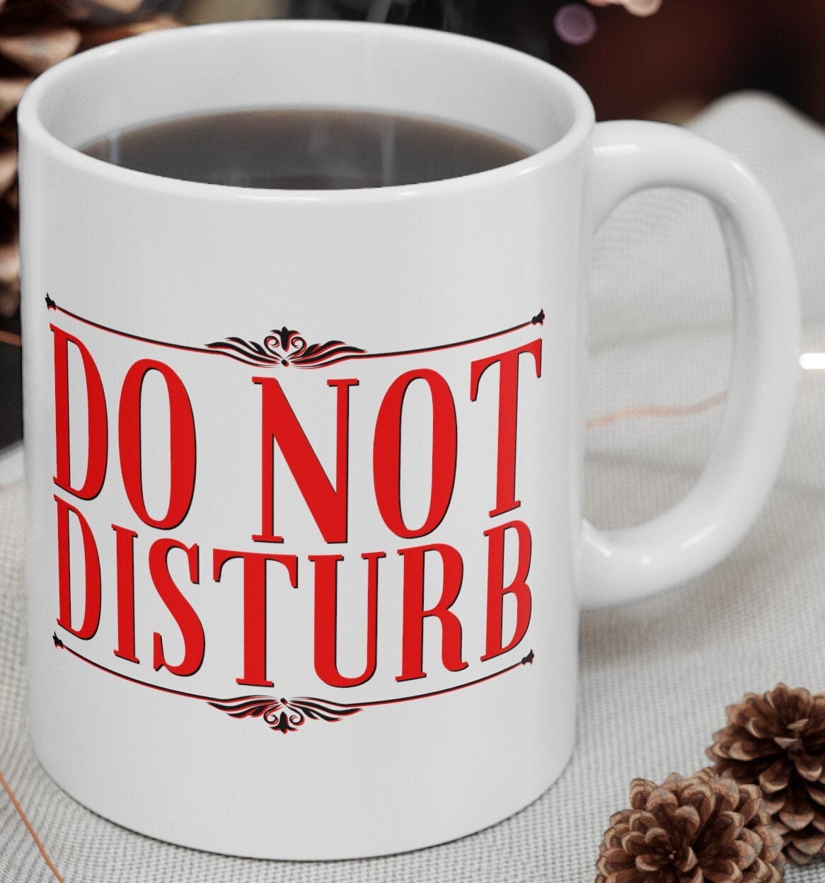 Do Not Disturb Coffee Mug for Grumpy People Gift for Introverted People ...