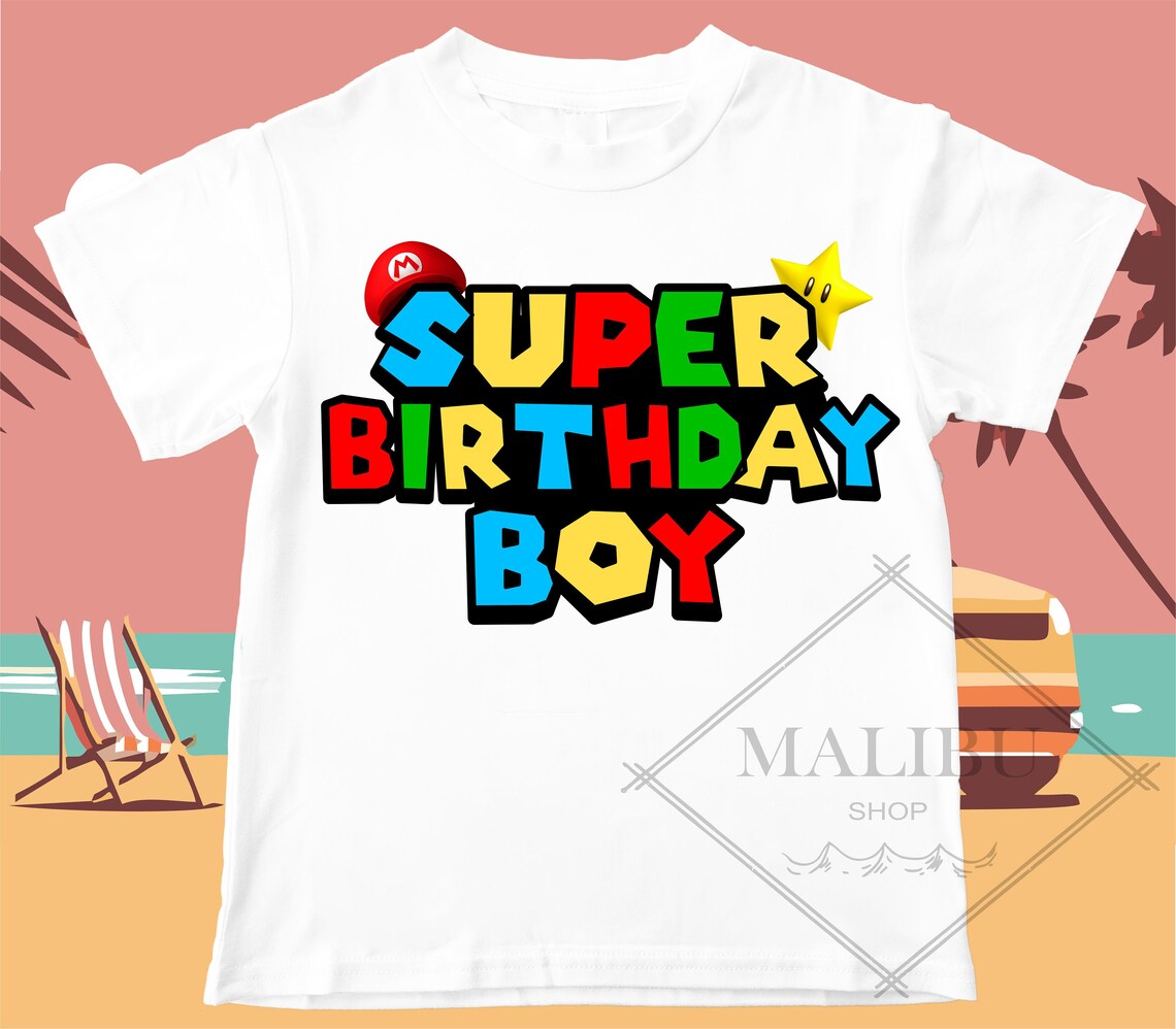 Personalized Super Mario and His Amazing Friends T Shirt - Etsy