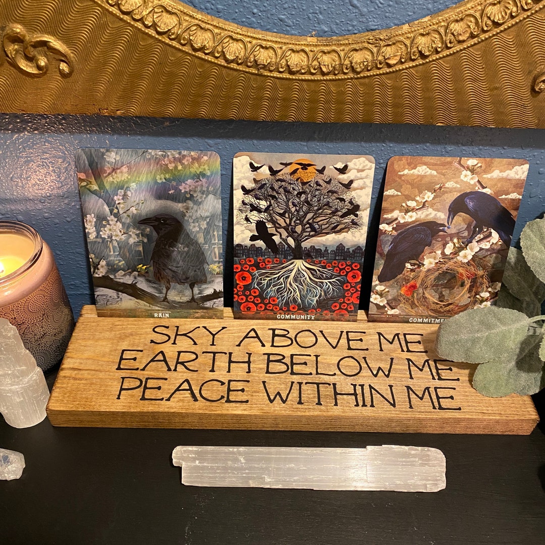 Peace Within Multi Tarot Card Holder | Altar Decor - Etsy