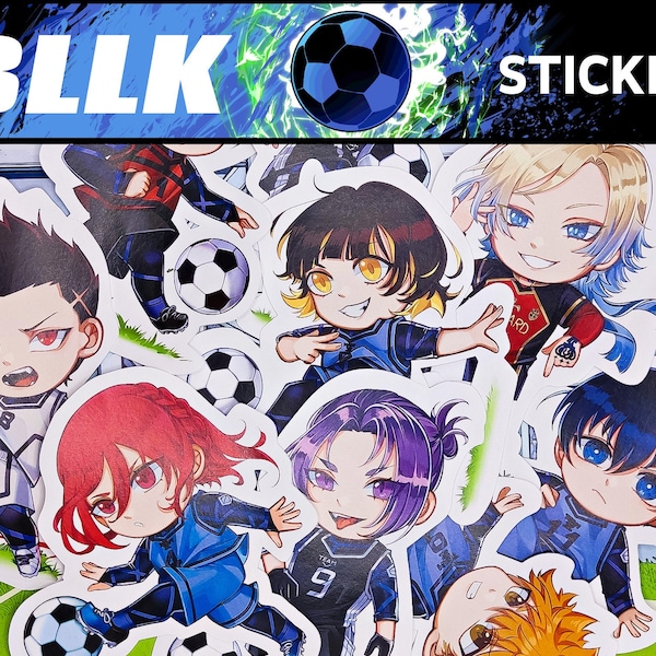 Blue Lock Stickers - Etsy