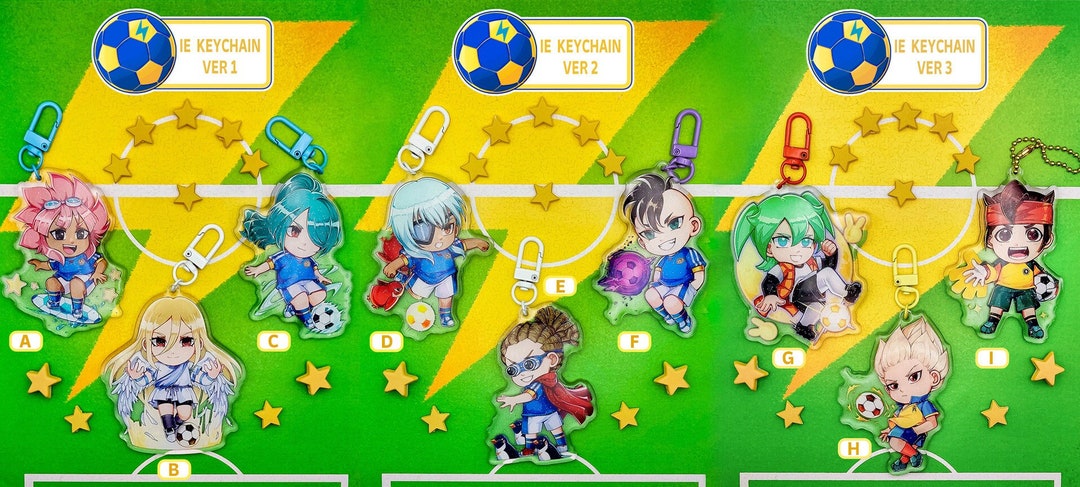 IE Inazuma Eleven/ Los Super Once Insp Acrylic Keychain / Llavero 3,15 ...