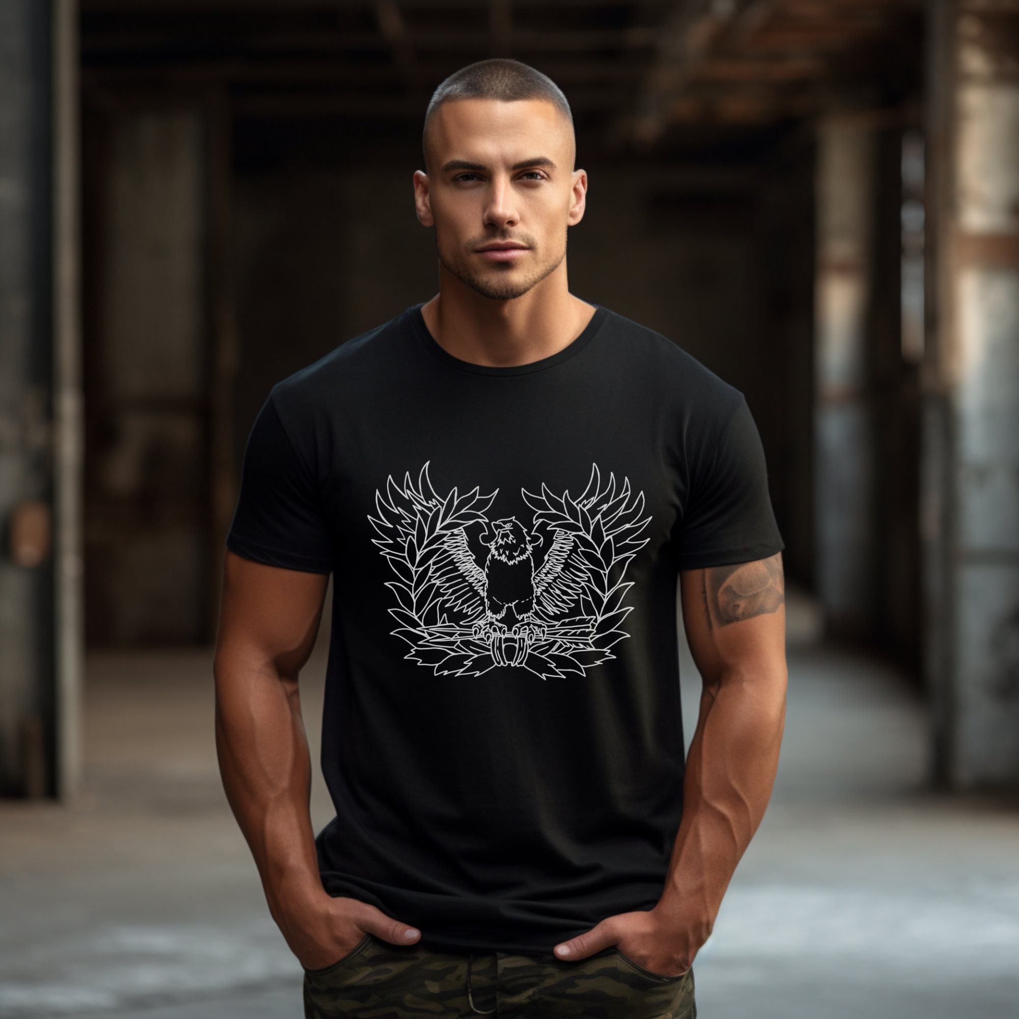 US Army Warrant Officer White Eagle Rising Unisex Triblend Tee. Warrant ...
