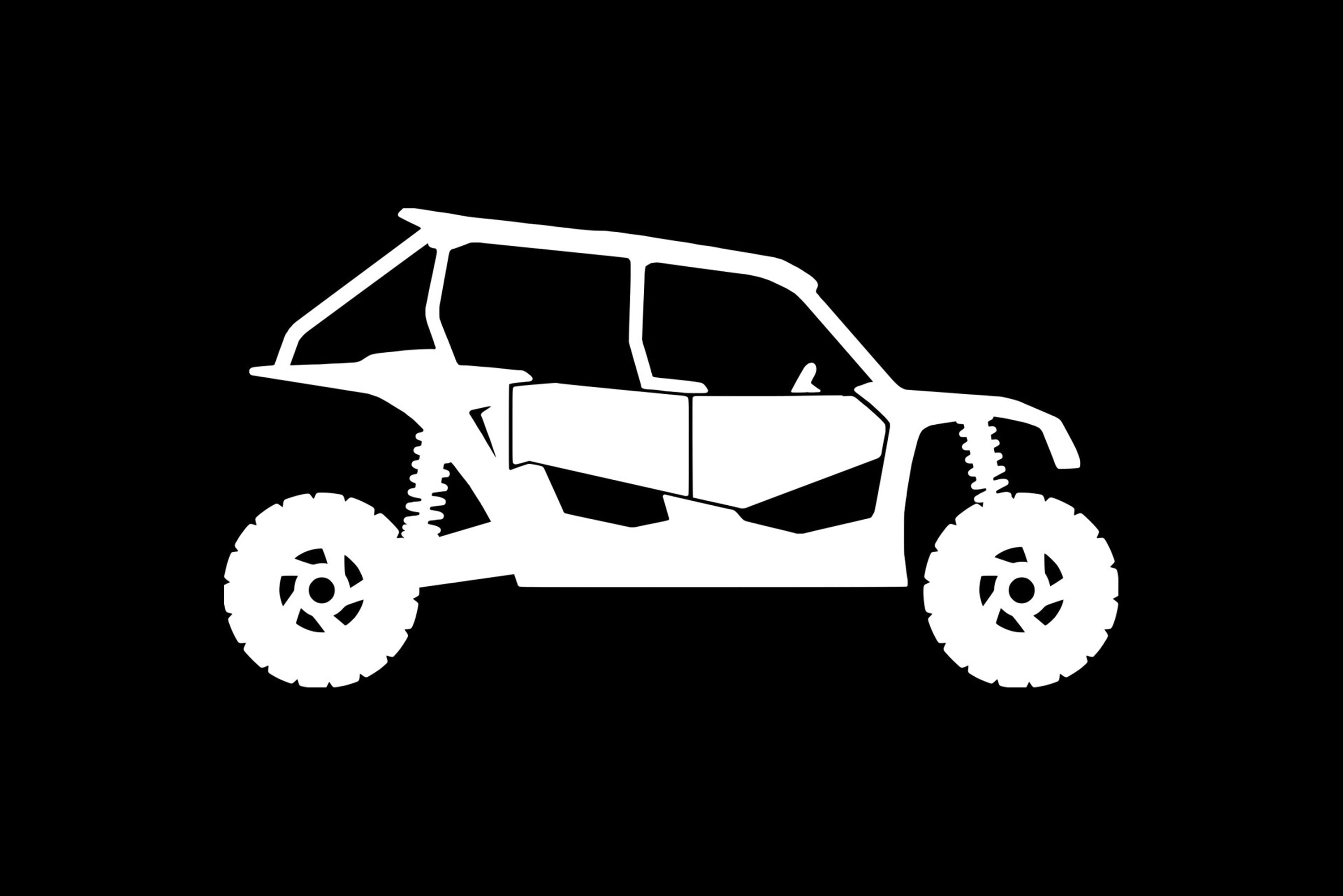 SXS Decal Honda Talon Style 4-seater Vinyl Sticker for Windows ...