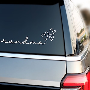 Grandma Decal Grandmother Sticker Vinyl Sticker for Windows, Tumblers ...