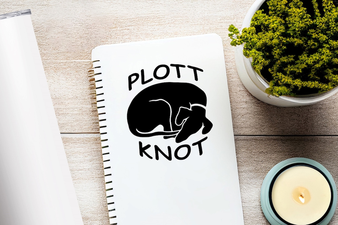 Plott Hound Decal plott Knot Vinyl Sticker for - Etsy