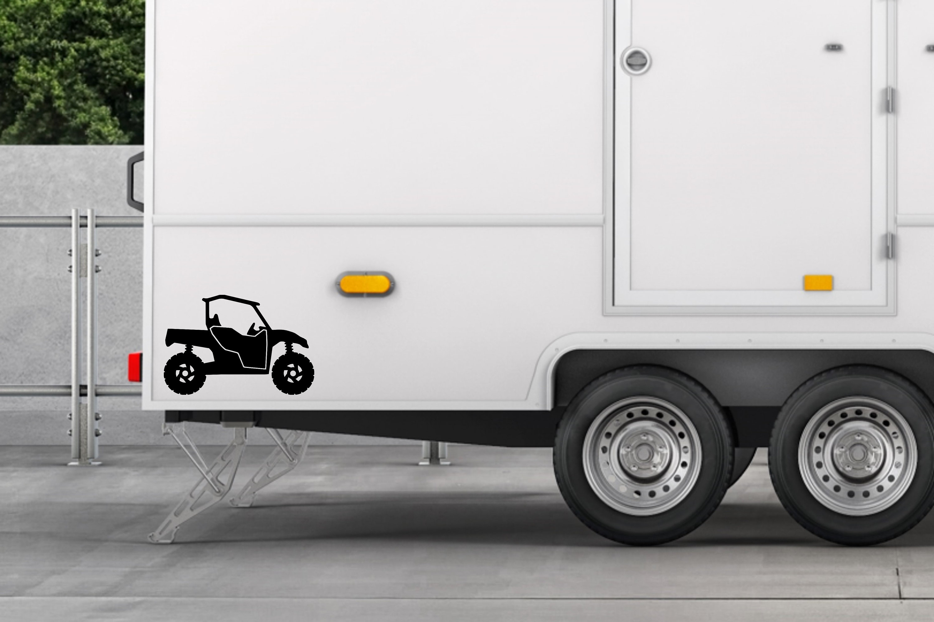 SXS Decal Polaris General Style 2-seater Vinyl Sticker for Windows ...