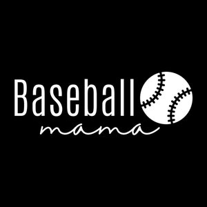 Baseball Mama Decal Sports Mom Vinyl Sticker for Windows, Tumblers ...