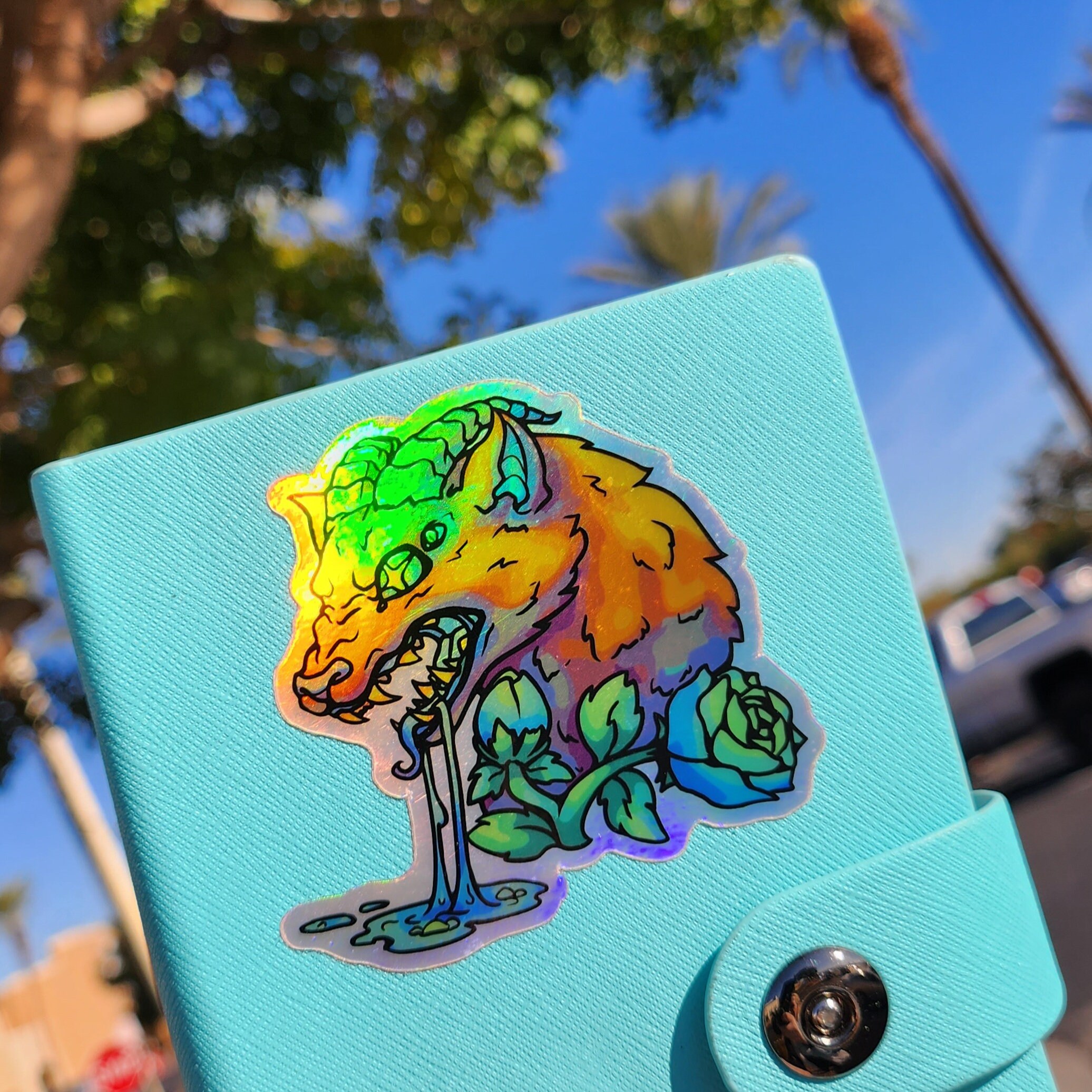 Chromatic Hellhound Sticker - Etsy