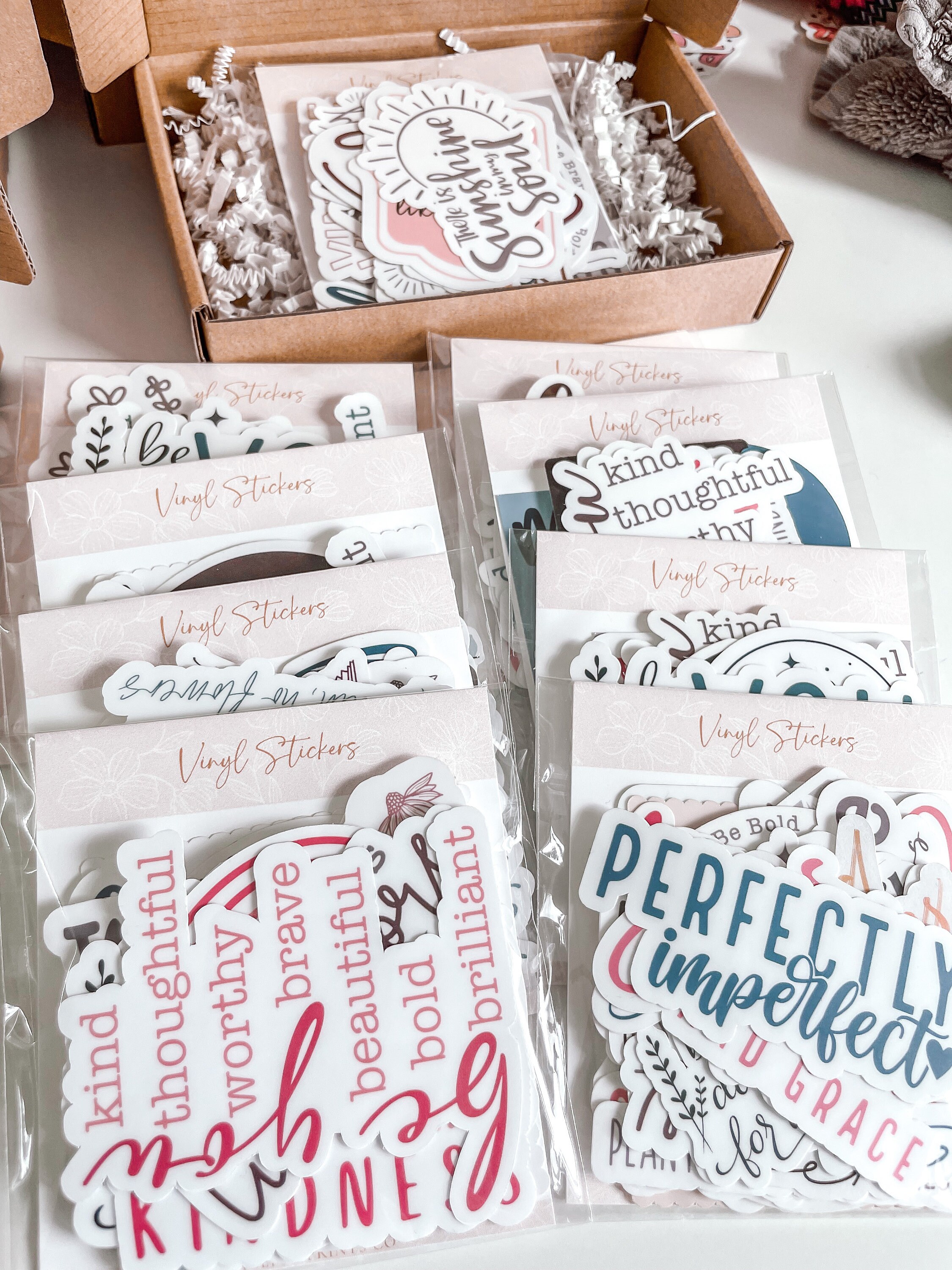 20 Piece Sticker Grab Bag. Stickers Bulk Inspirational Gratitude ...