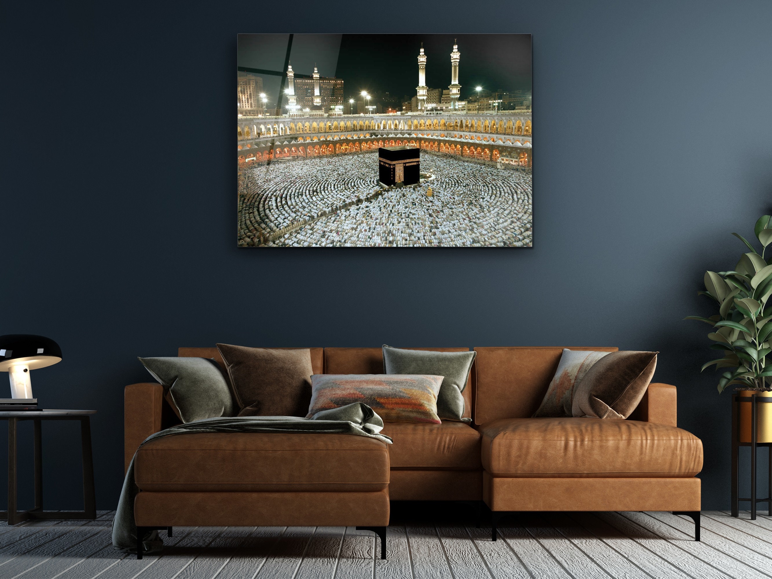 Kaaba Caaba Mecca - Glass Wall Art - Interior Design - Wall Hangings ...