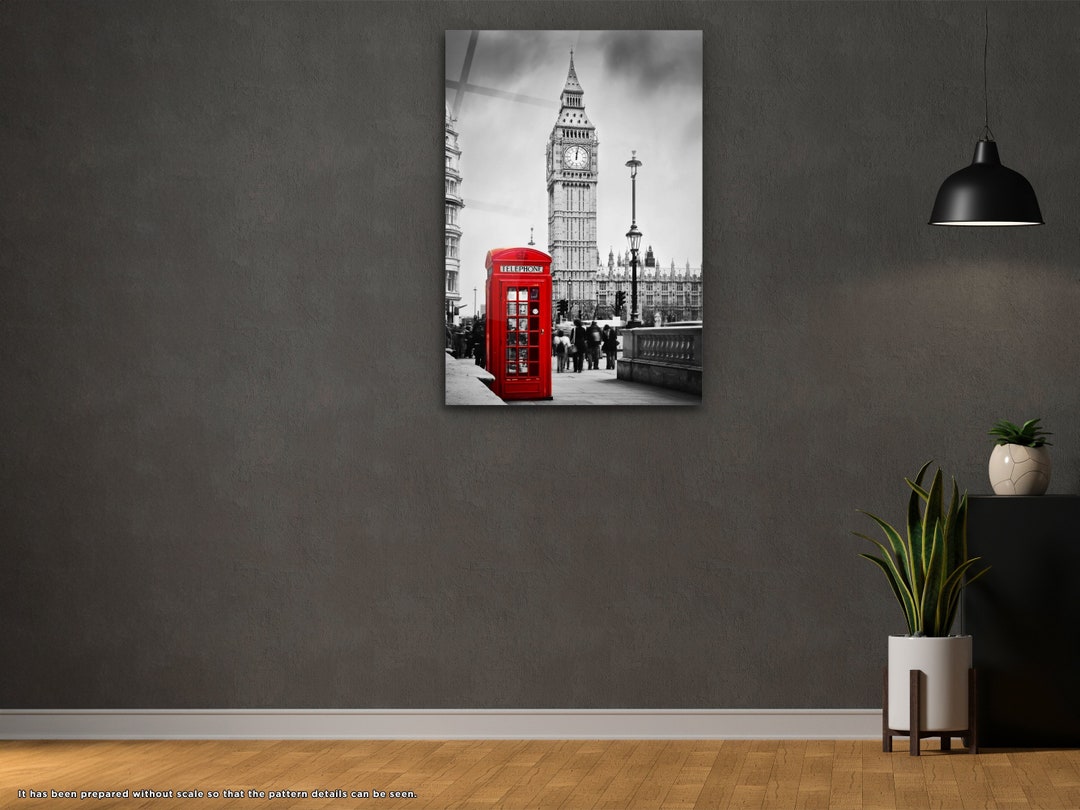 Red Telephone Box Interior Design - Wall Decors - Home & Office ...