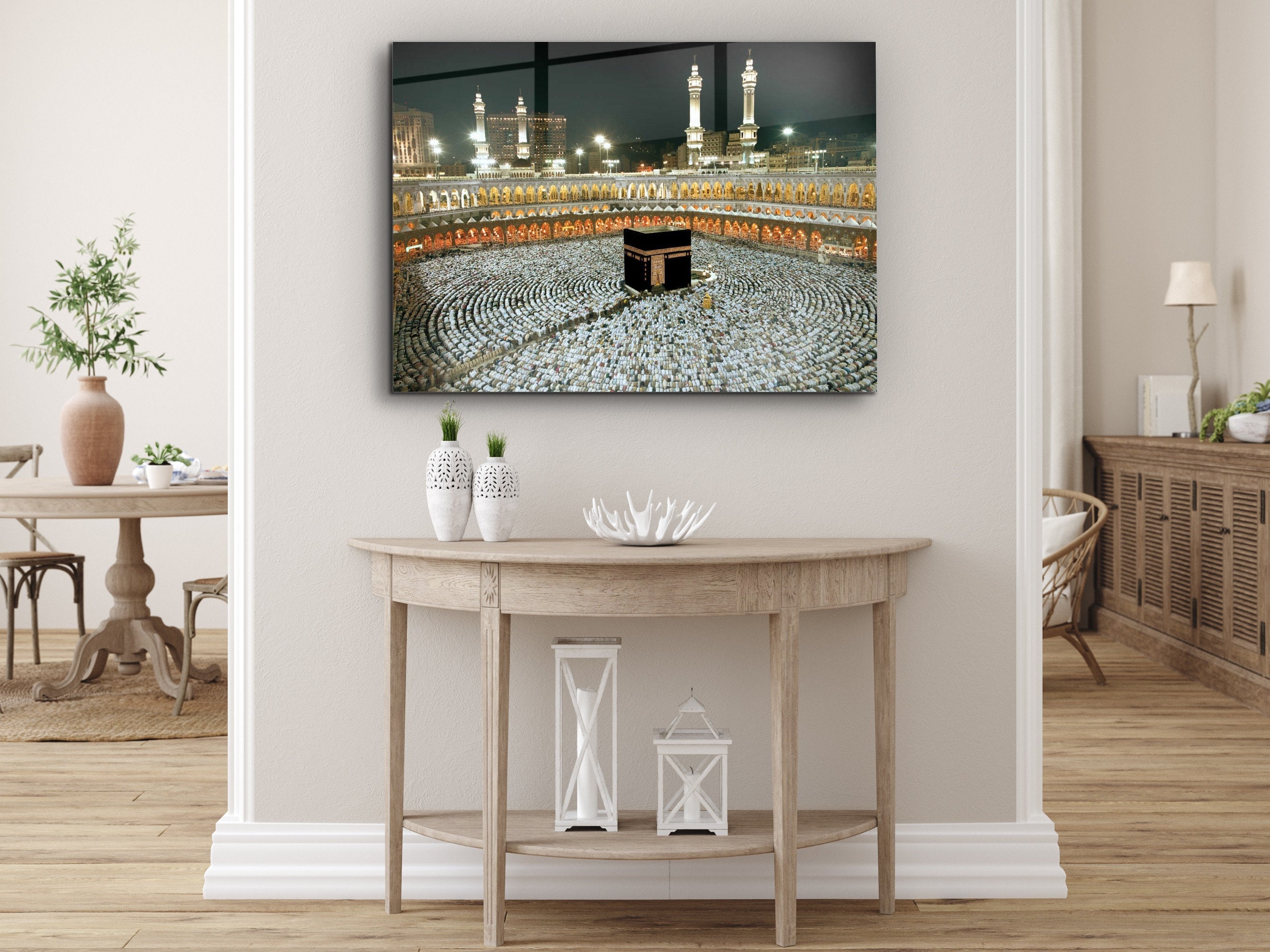 Kaaba Caaba Mecca - Glass Wall Art - Interior Design - Wall Hangings ...