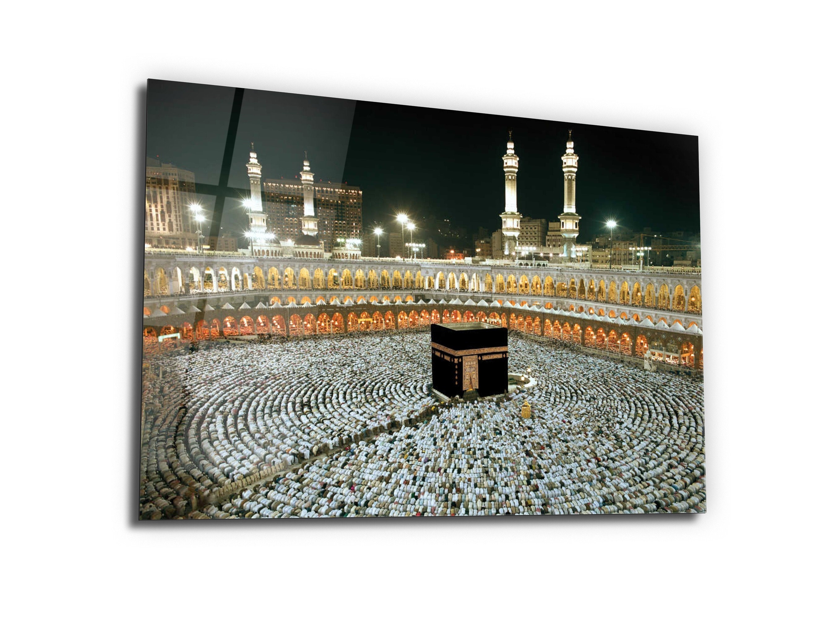 Kaaba Caaba Mecca - Glass Wall Art - Interior Design - Wall Hangings ...