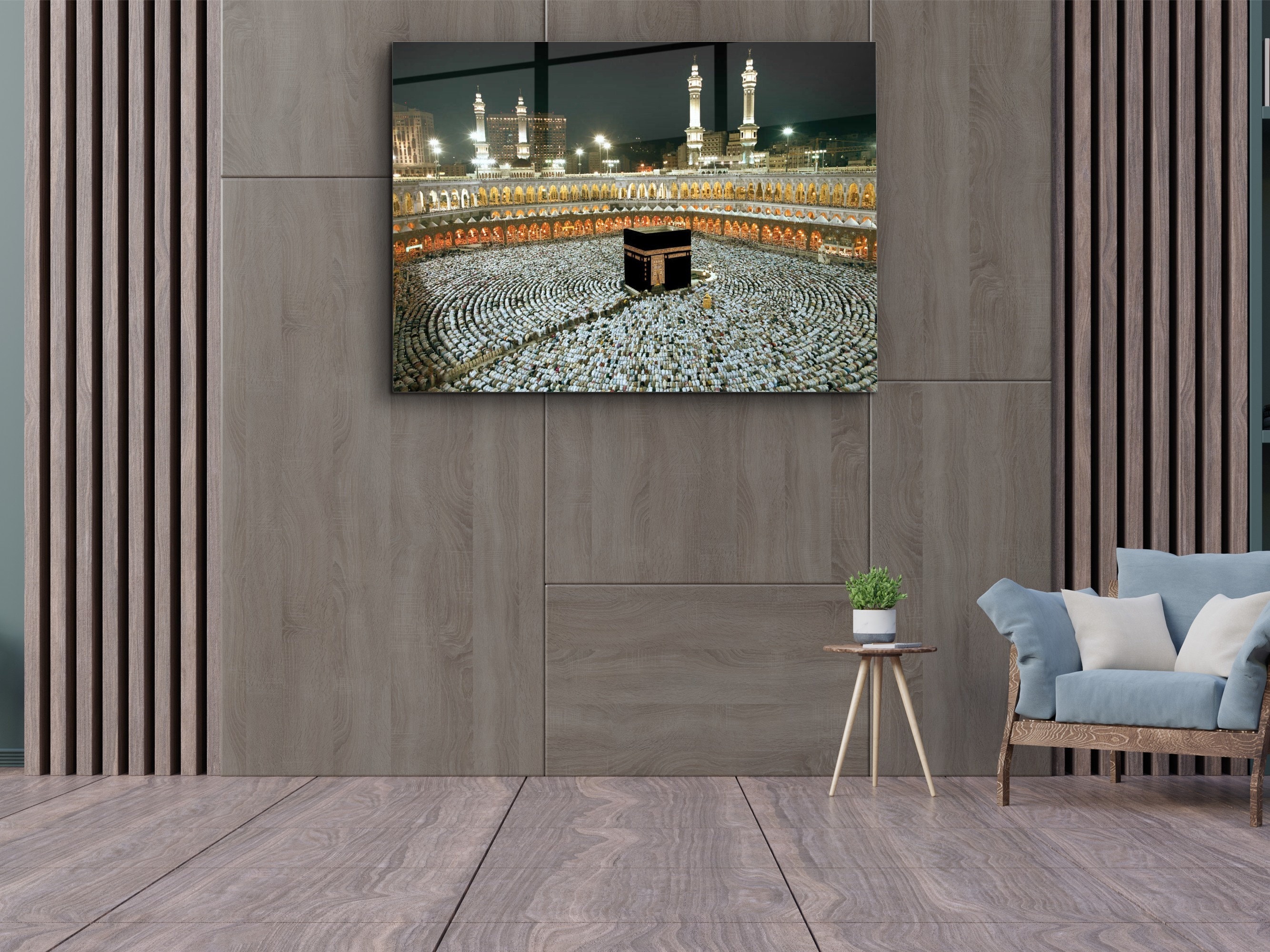 Kaaba Caaba Mecca - Glass Wall Art - Interior Design - Wall Hangings ...