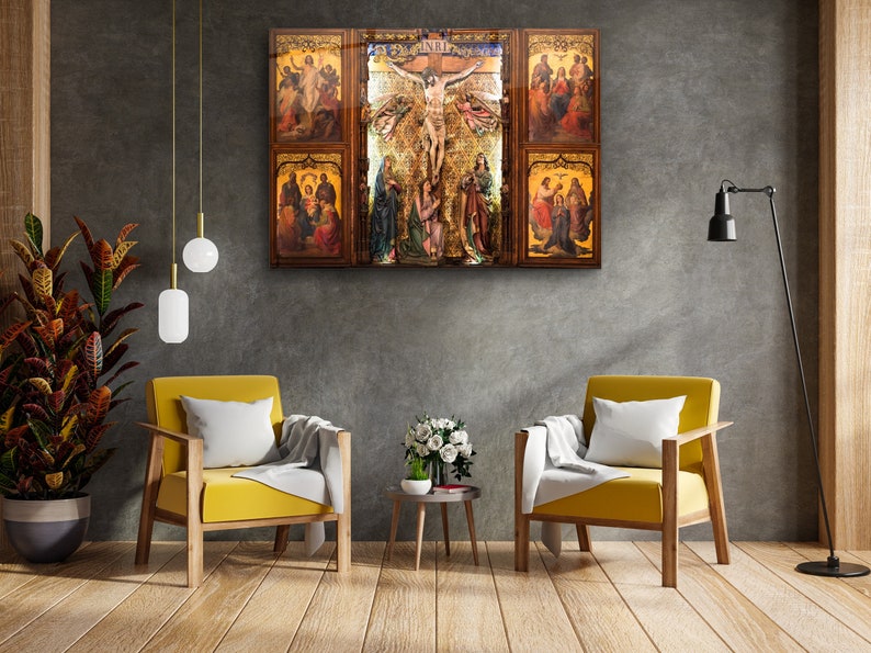 Jesus Christ - Glass Wall Art - Home Decoration - House Warming Gift ...