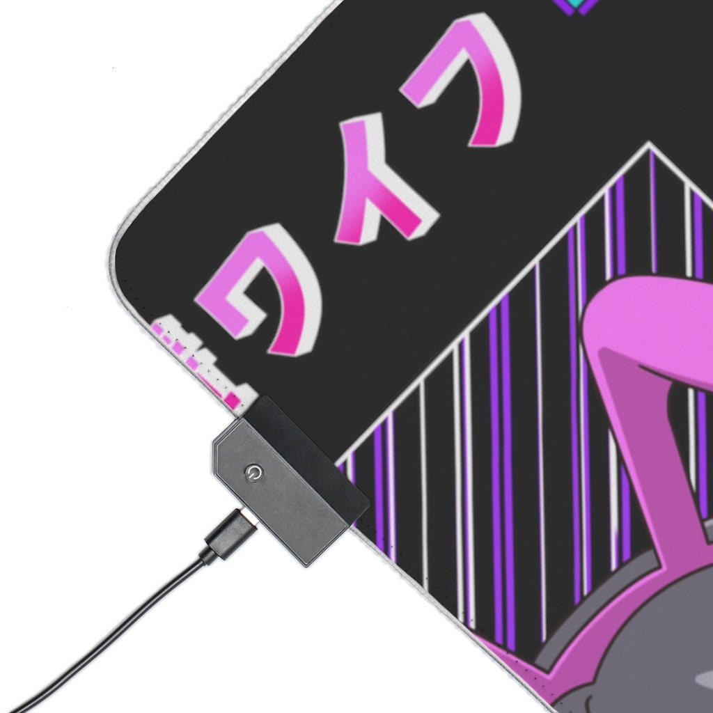 Anime Bunny Girl JDM LED Gaming Mouse Pad - Etsy