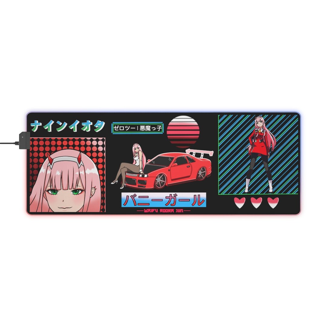 Anime Devil Girl JDM LED Gaming Mouse Pad - Etsy