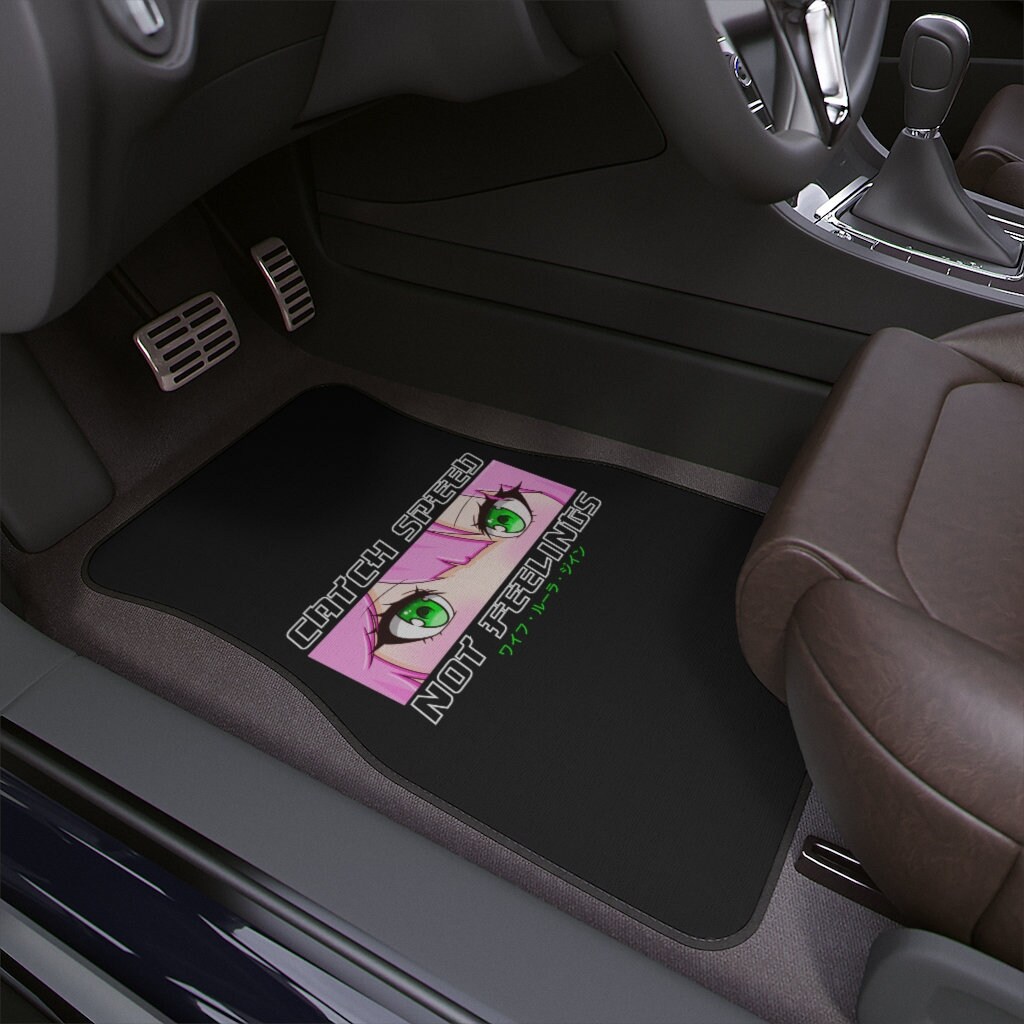 Anime JDM Catch Speed Not Feelings Car Mats