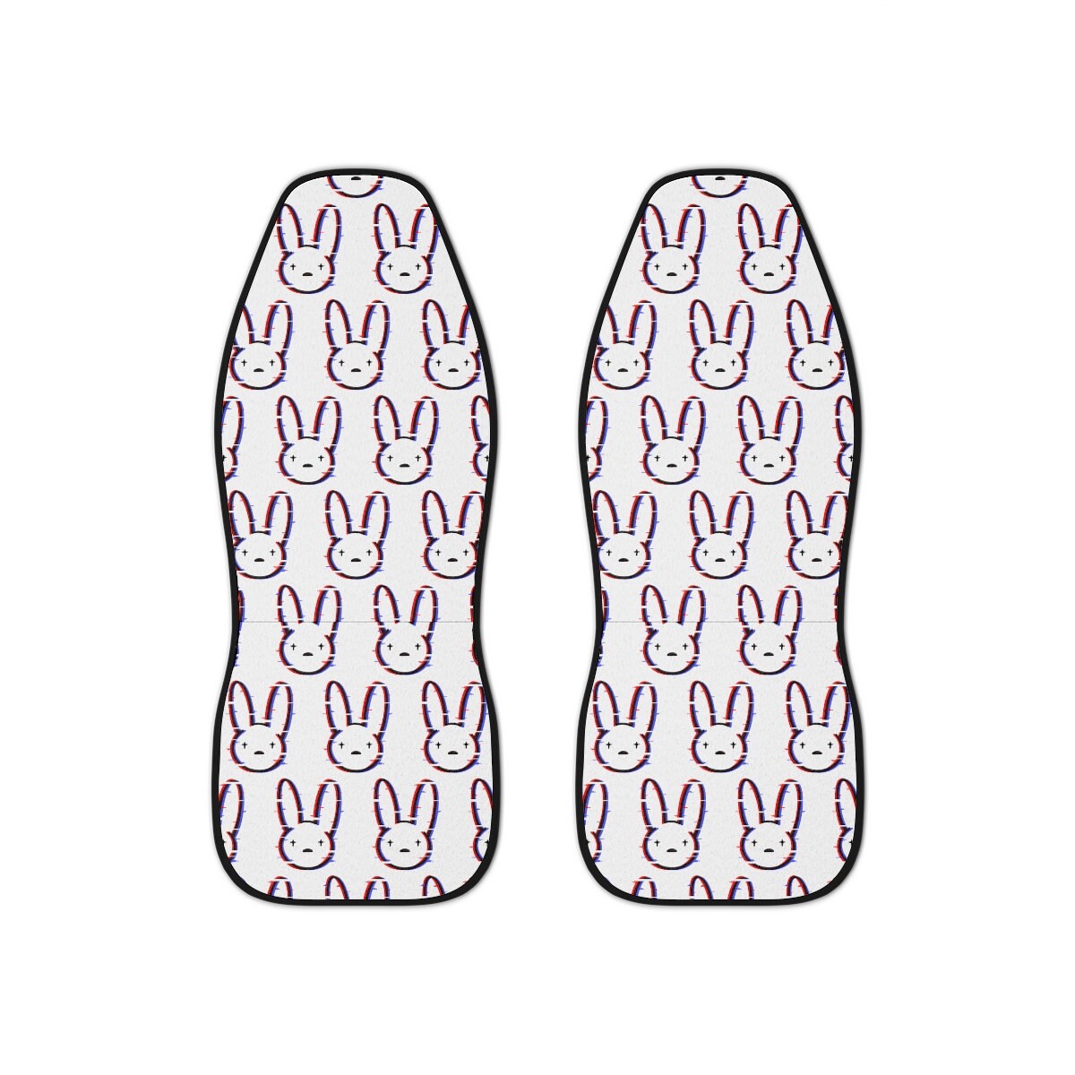 Bunny Latin Trap 3D White Car Seat Covers - Etsy