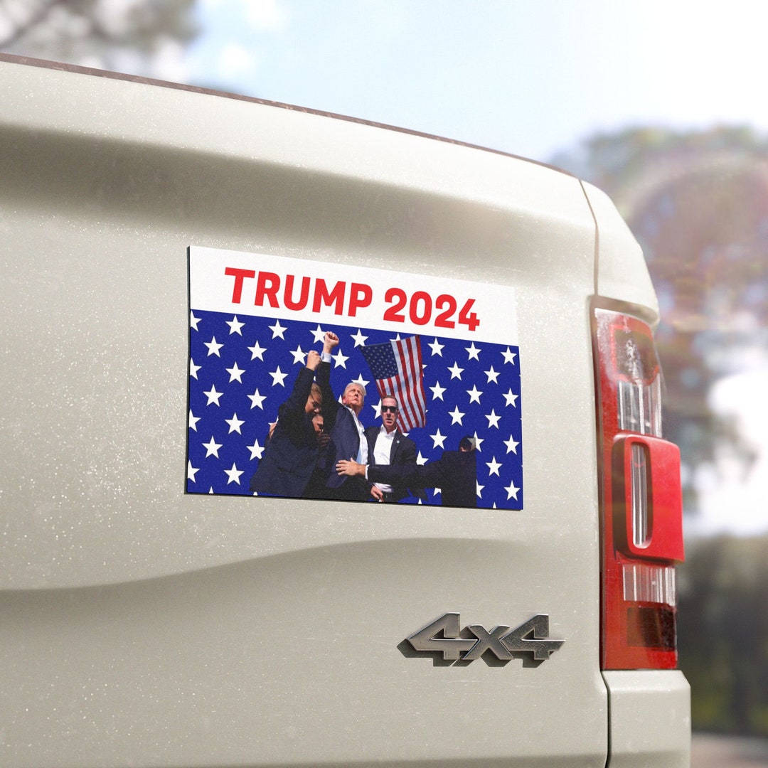 Trump 2024 Car Magnet MAGA Rally - Etsy