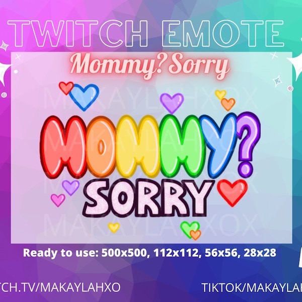 Mommy Twitch Emote - Etsy