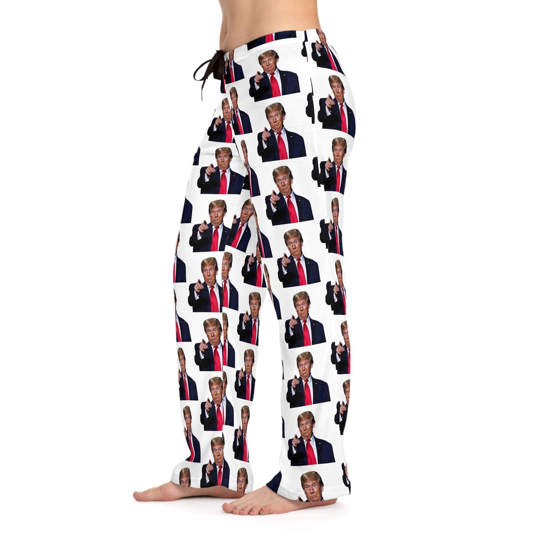 Sassy Trump Pajama Pants, Comfortable Sleepwear, Funny Lounge Pants ...