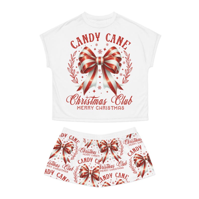 Candy Canes Pajamas - Etsy