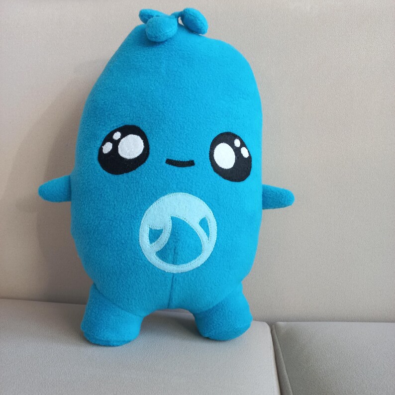 BIG Water Sprite Plushie or Air Sprite Plushie, Blue Water Sprite ...