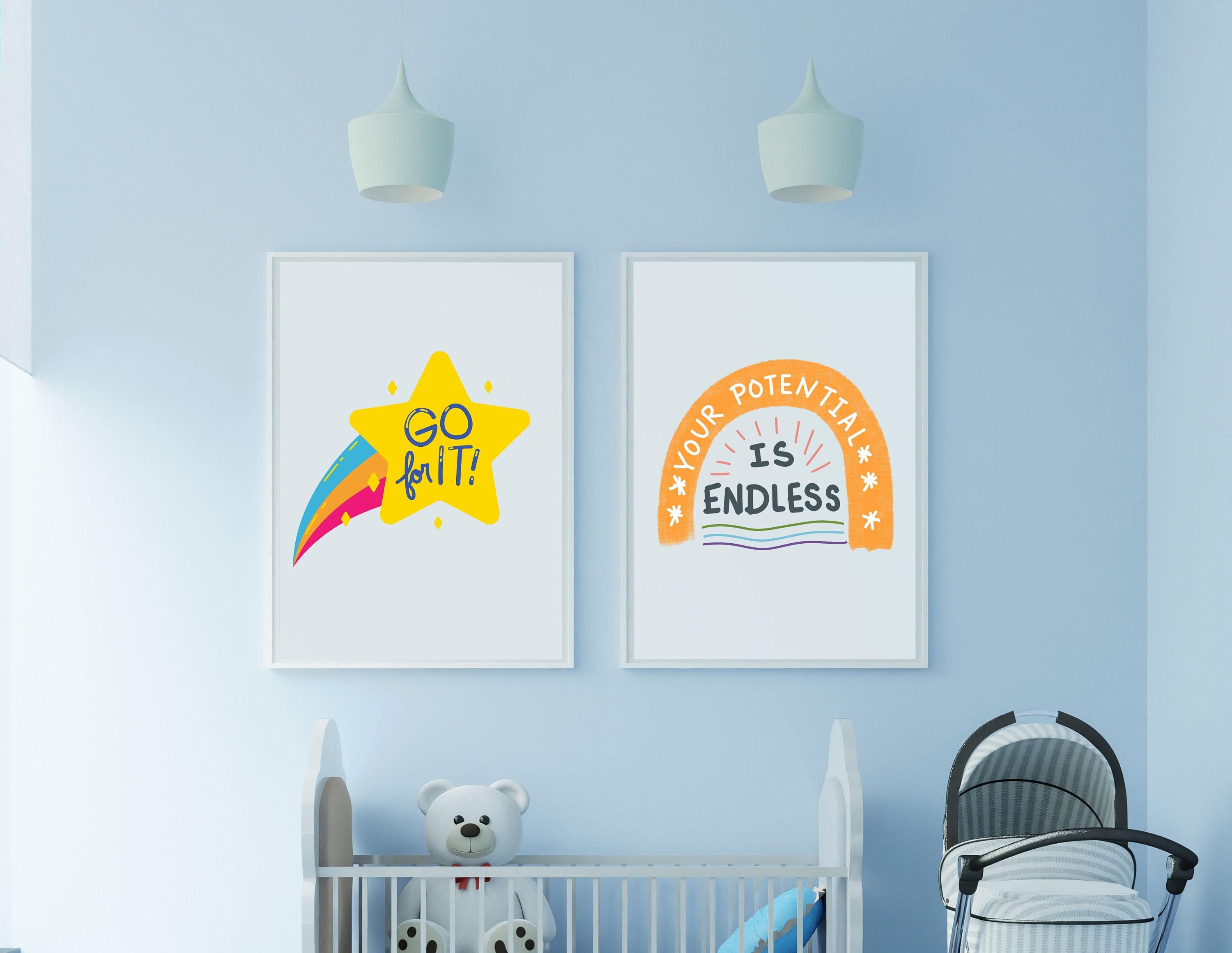 Educational Prints, Set of 12 Posters, Classroom Homeschool's Decor ...