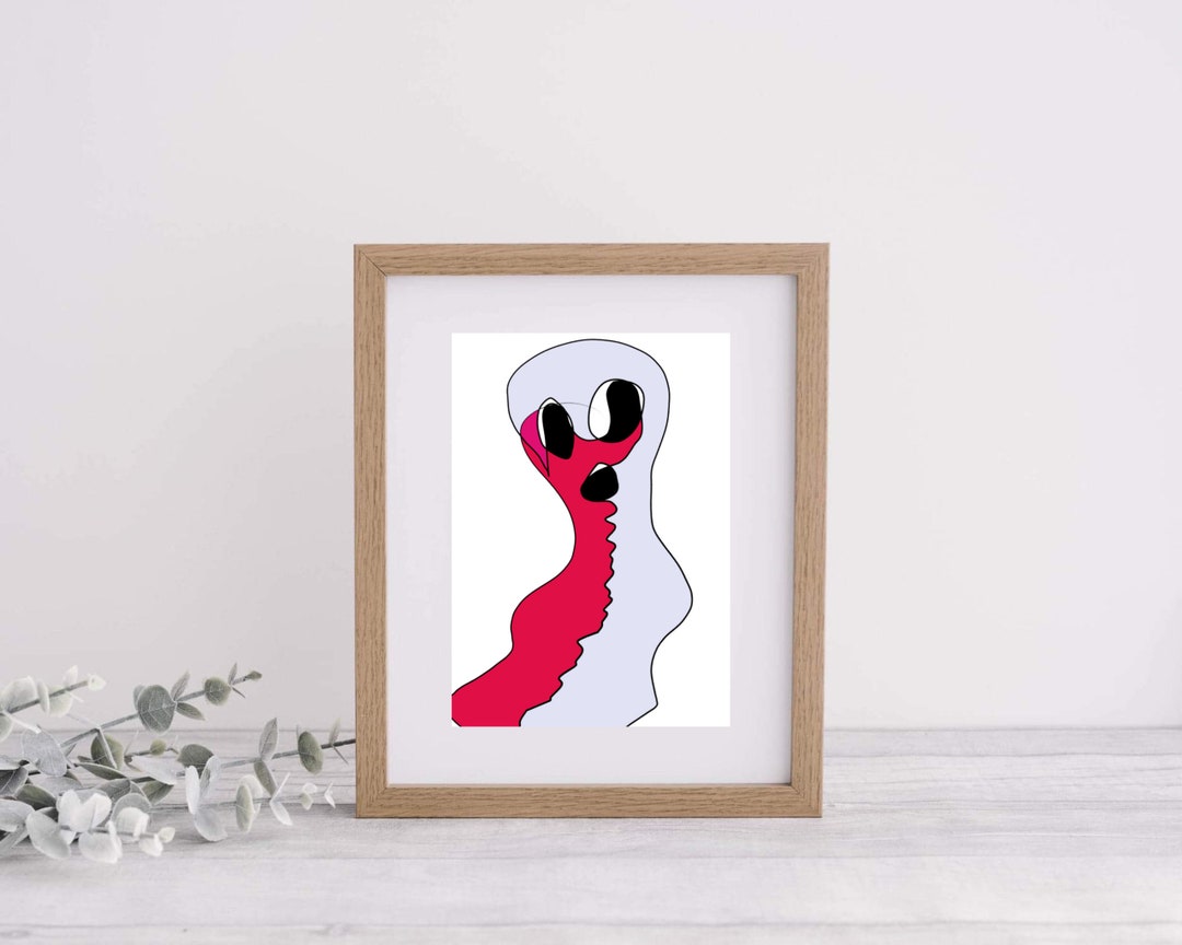 Abstract Ghost A4 Digital Art Download - Etsy