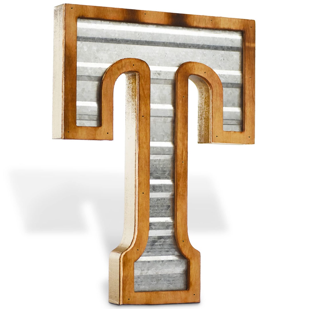 Tavenly Galvanized Farmhouse Letters for Home Wall Decor - Large Metal ...