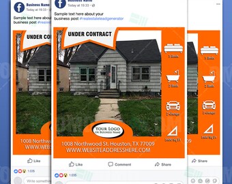 Under Contract Facebook Post - Etsy