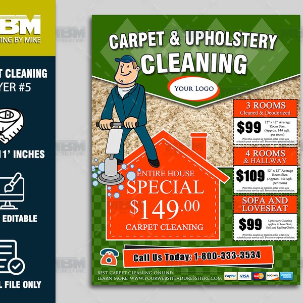 Cleaning Flyer - Etsy