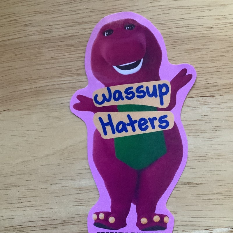 Barney Stickers for Party - Etsy