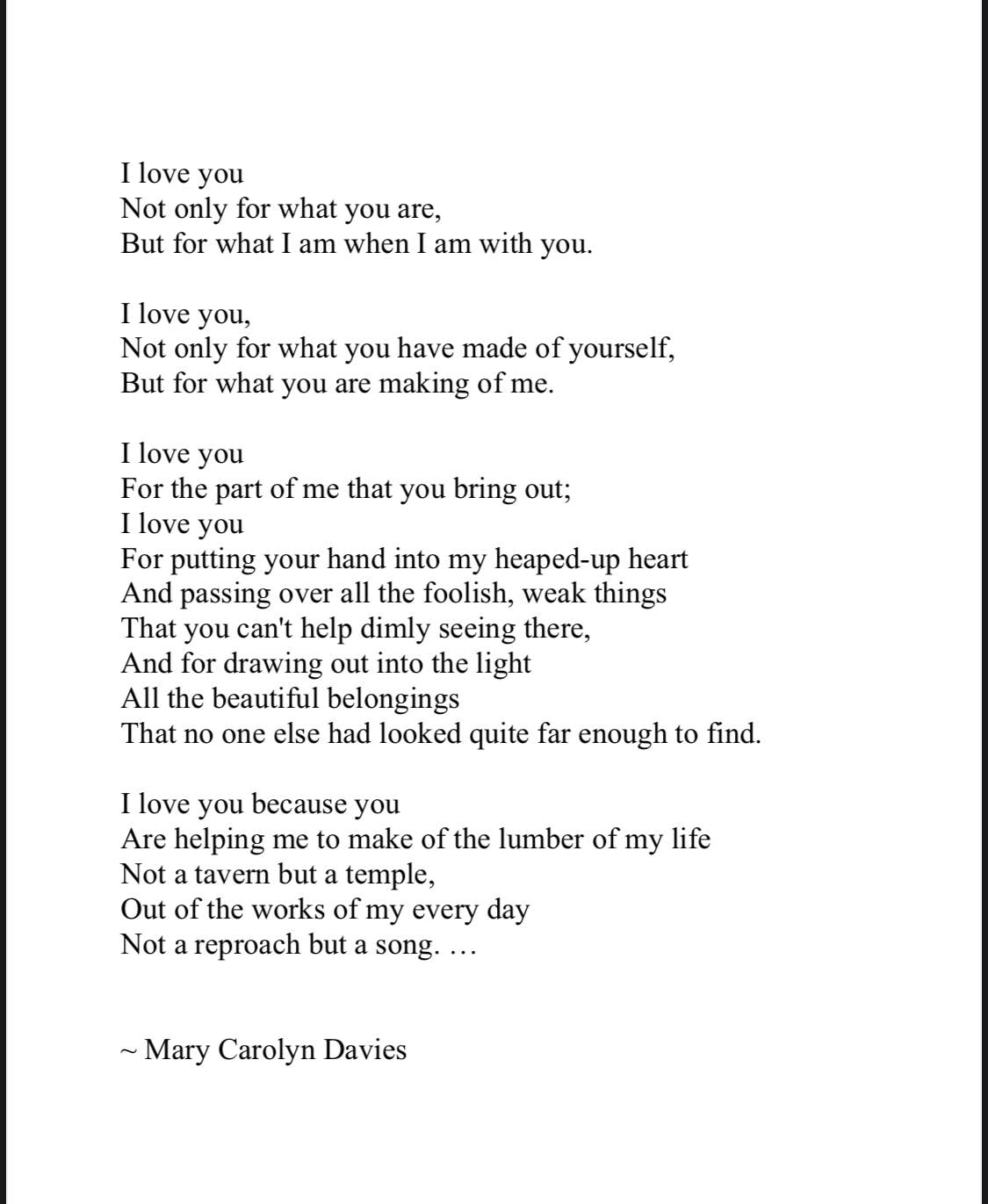 Love by Mary Carolyn Davies PDF - Etsy