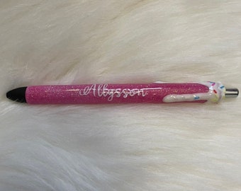 Light Purple Beadable Pens With Black Ink Customized Pens for - Etsy