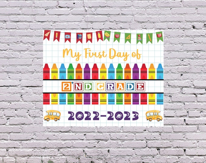 Back to School Tag-first Day of School Tag-here's to a - Etsy