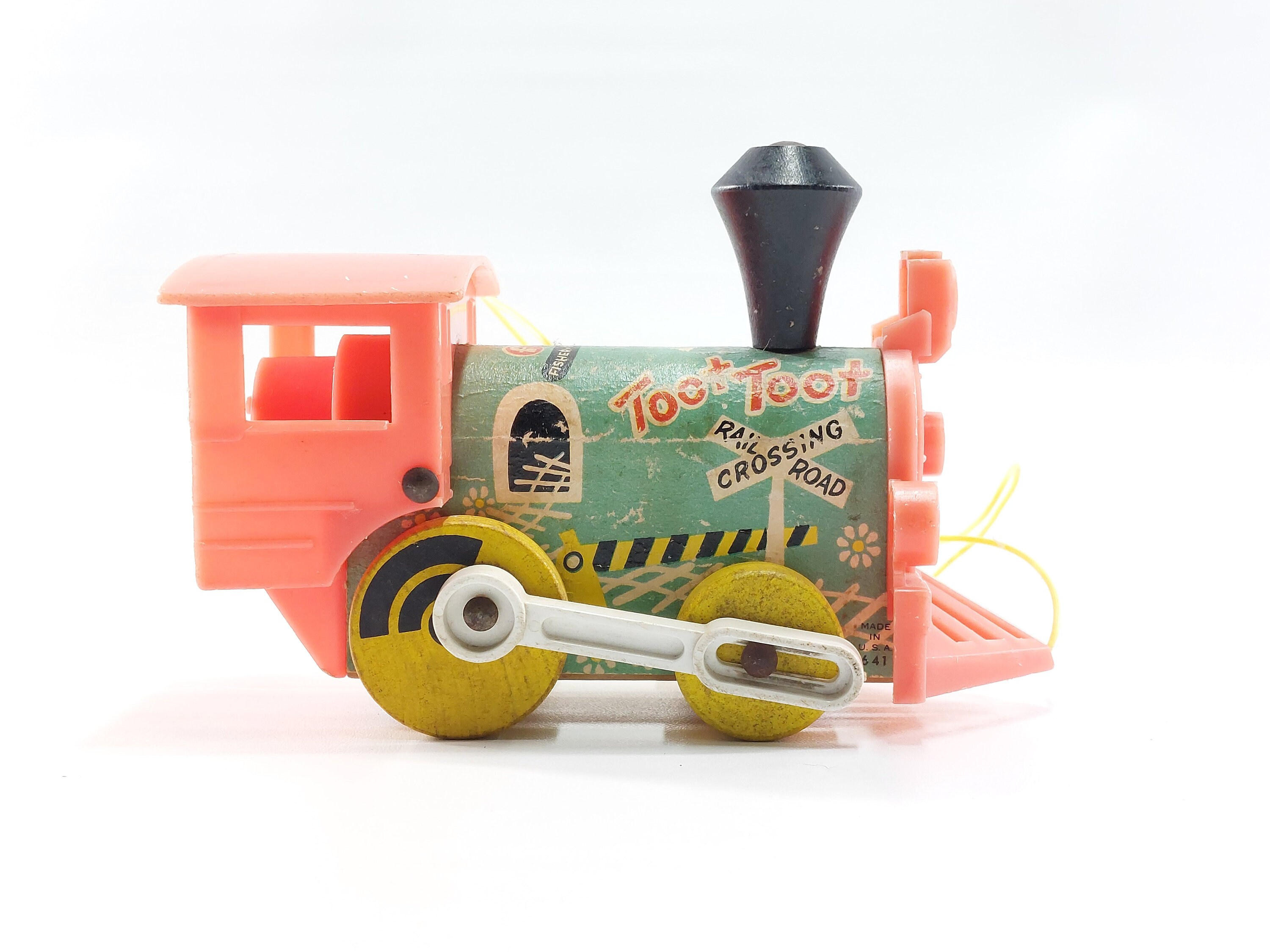 Vintage Fisher Price Toot Toot Train 641 - Etsy