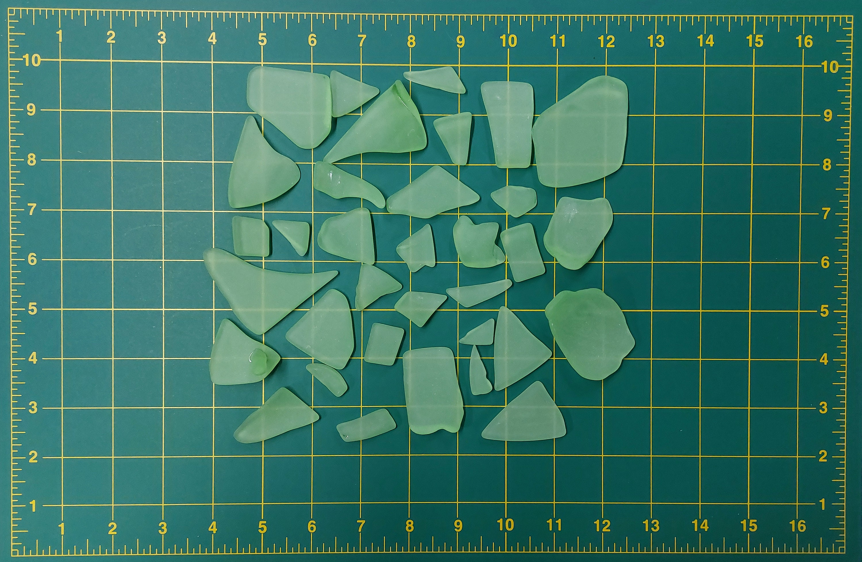 Tumbled Uranium Glass Arts and Crafts Supplies Vintage Approx - Etsy