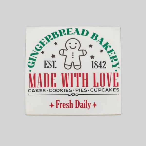 Gingerbread Bakery Sign - Etsy