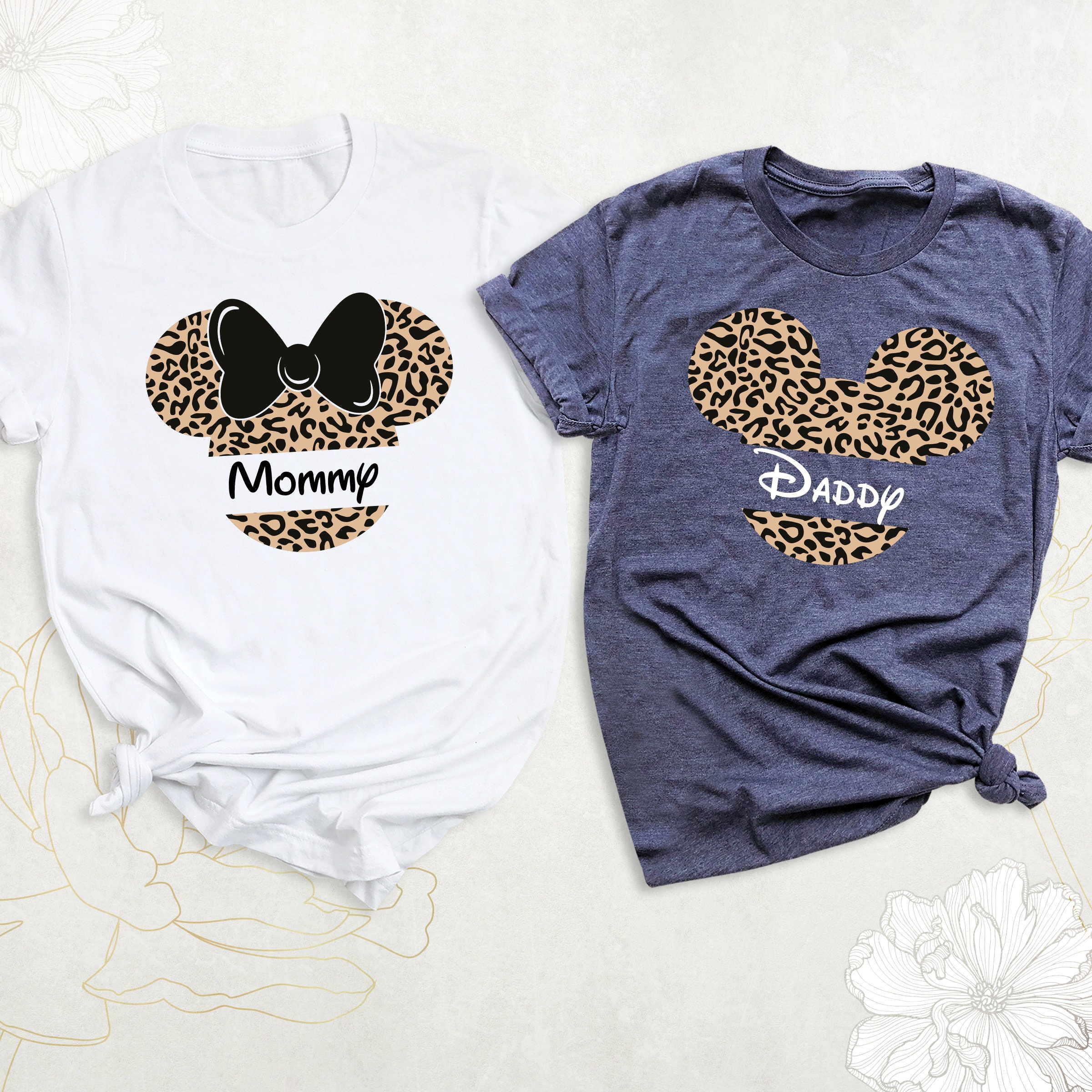 Disney Leopard Minnie Mickey Shirts, Disney Family Shirts, Custom ...