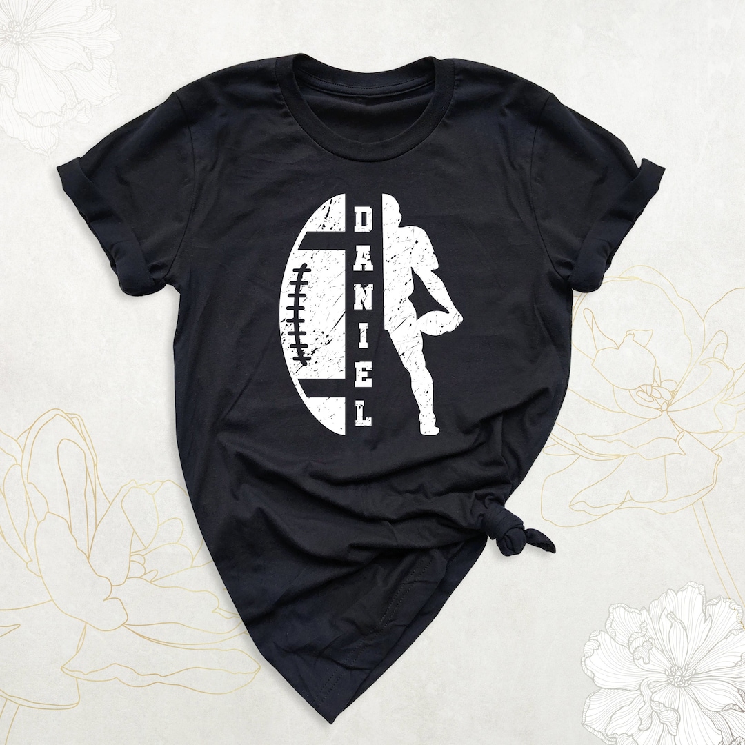 Customized Football Shirt, Your Name Football T-shirt, Game Day Shirt ...