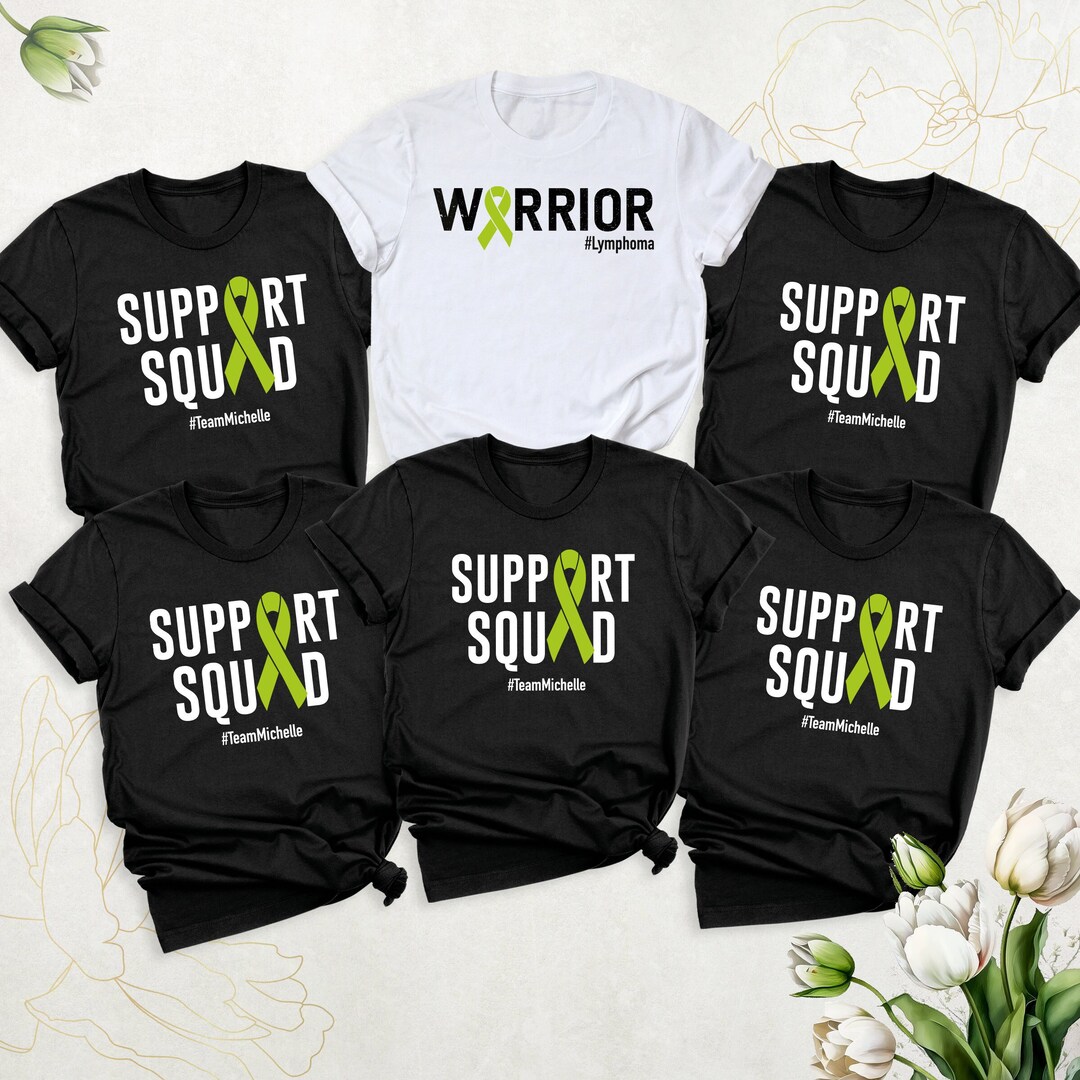 Lymphoma Cancer Support Shirts, Lime Green Ribbon Warrior Shirt ...