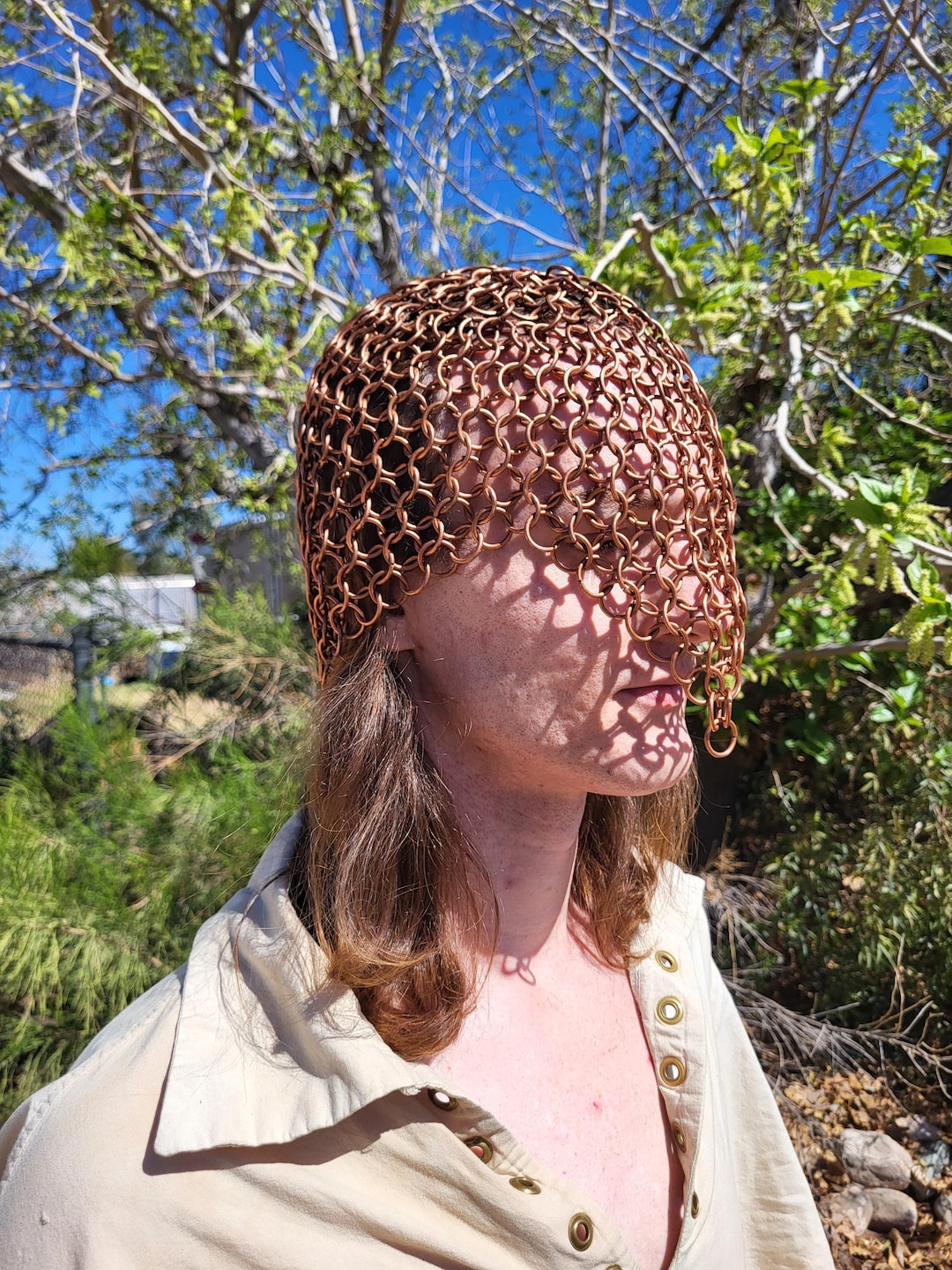 Copper Chainmail Coif - Etsy