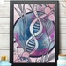 Science Print, DNA Printable, Watercolor Abstract, Science Poster ...